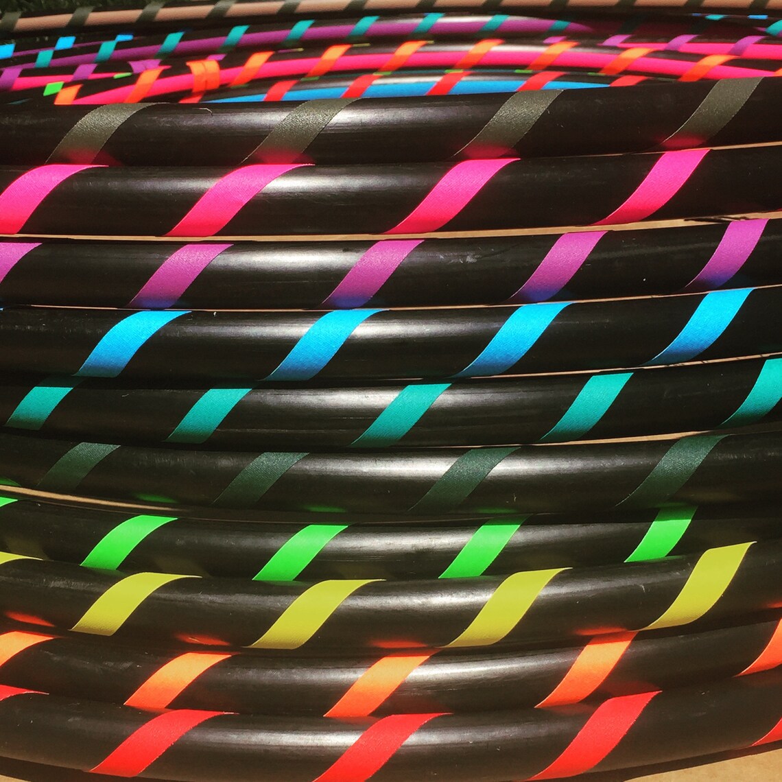 Wholesale Lot of 10 Collapsible Hula Hoops: Dance, Exercise, Party ...