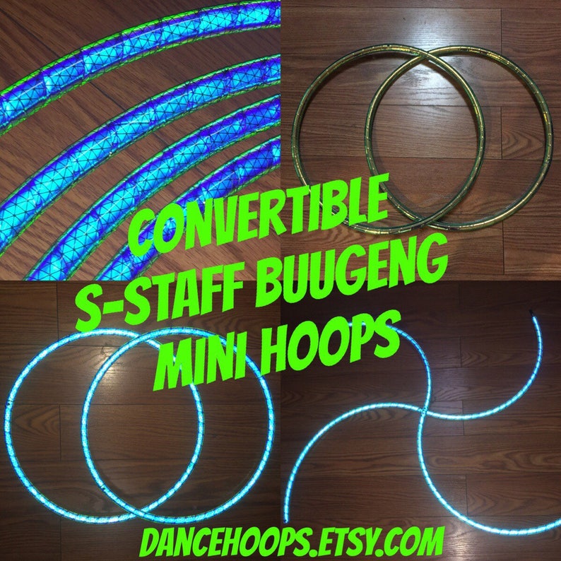 Color Morph Reflective Polypro S-staff Buugeng Mini Hoops - Etsy