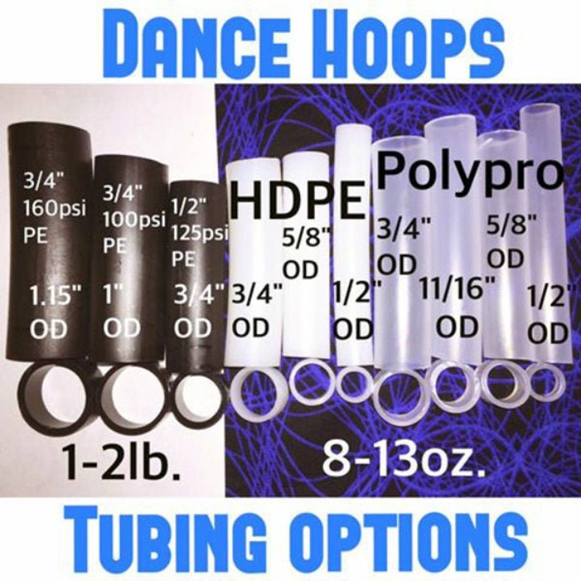 Rainbow Portal Dance & Exercise Hula Hoop COLLAPSIBLE Polypro, HDPE ...