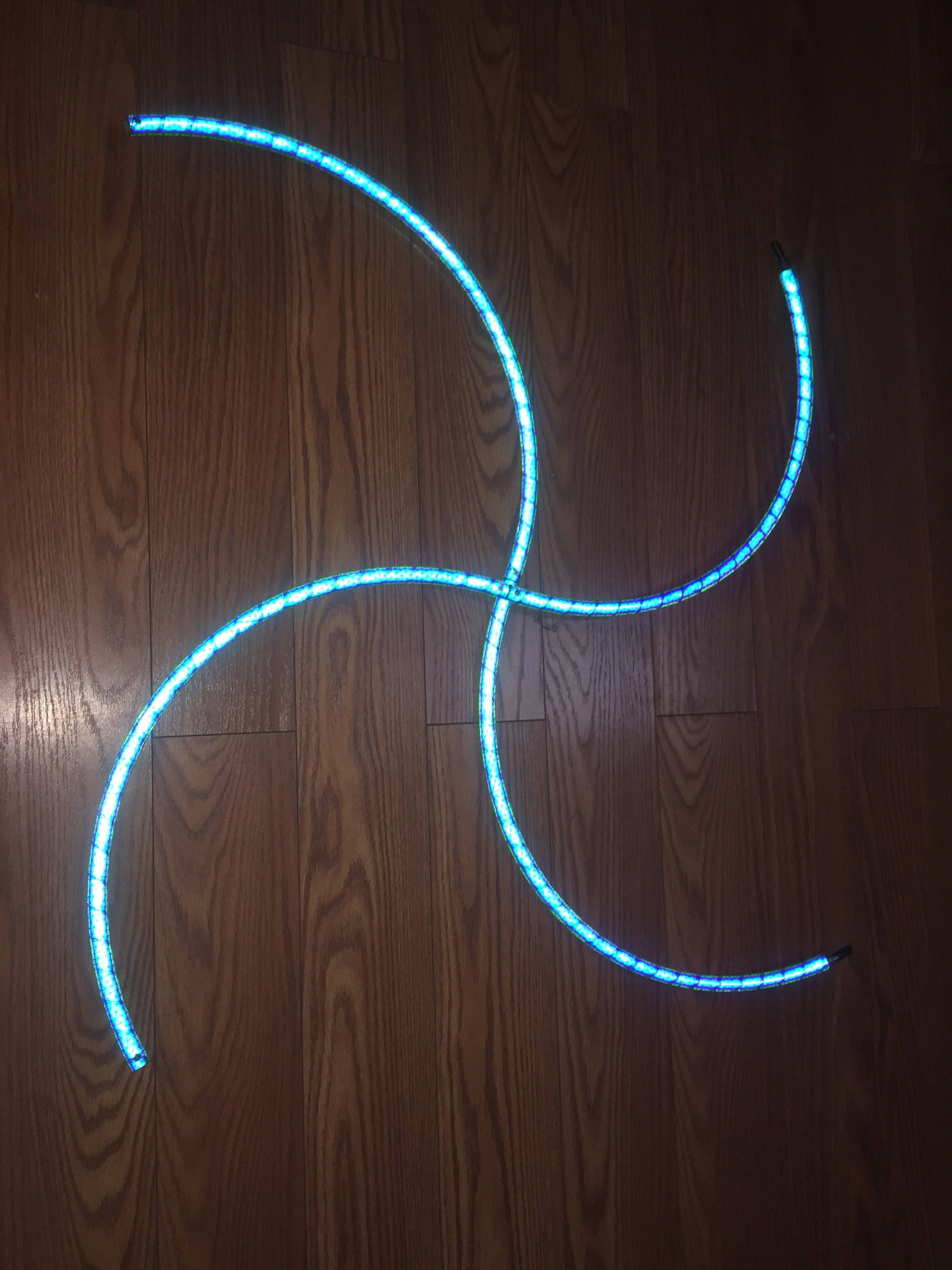 Color Morph Reflective Polypro S-staff Buugeng Mini Hoops - Etsy