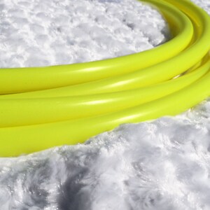UV Yellow 3/4" Polypro Dance & Exercise Hula Hoop COLLAPSIBLE Push ...