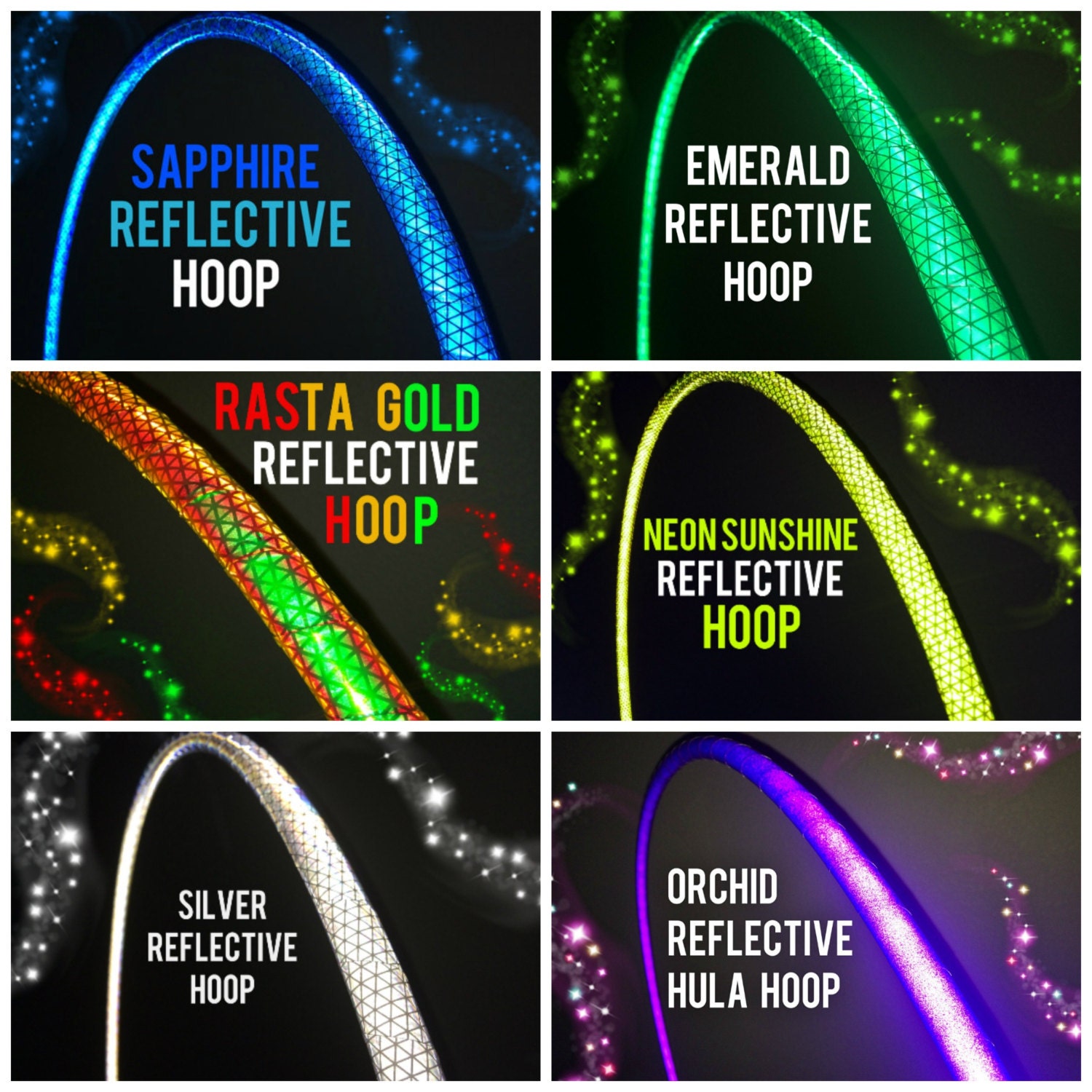 Color Morph Reflective Polypro S-staff Buugeng Mini Hoops - Etsy
