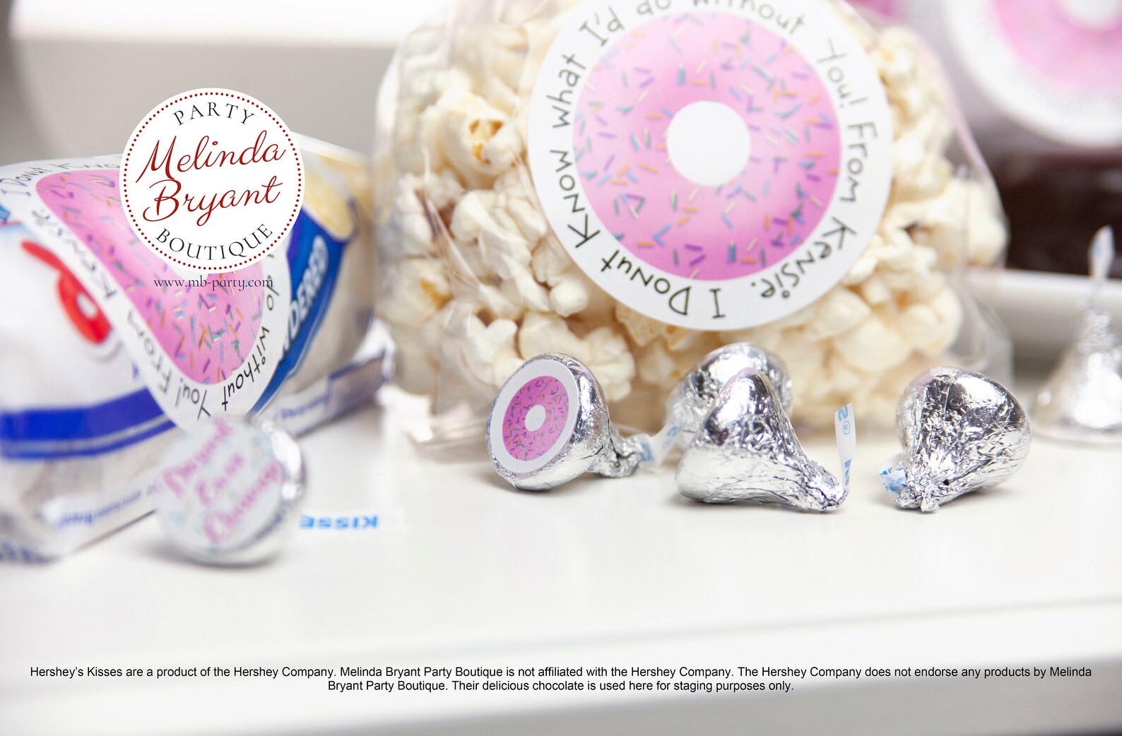 Personalized Donut Themed Valentine Candy Stickers for Kids / | Etsy