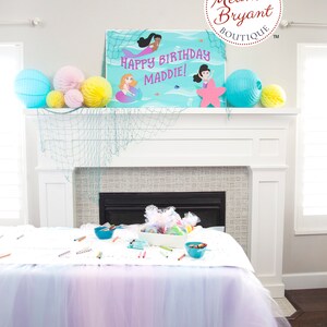 Personalized Mermaid Poster 2x3 Feet Exclusive Design for Ocean Themed ...