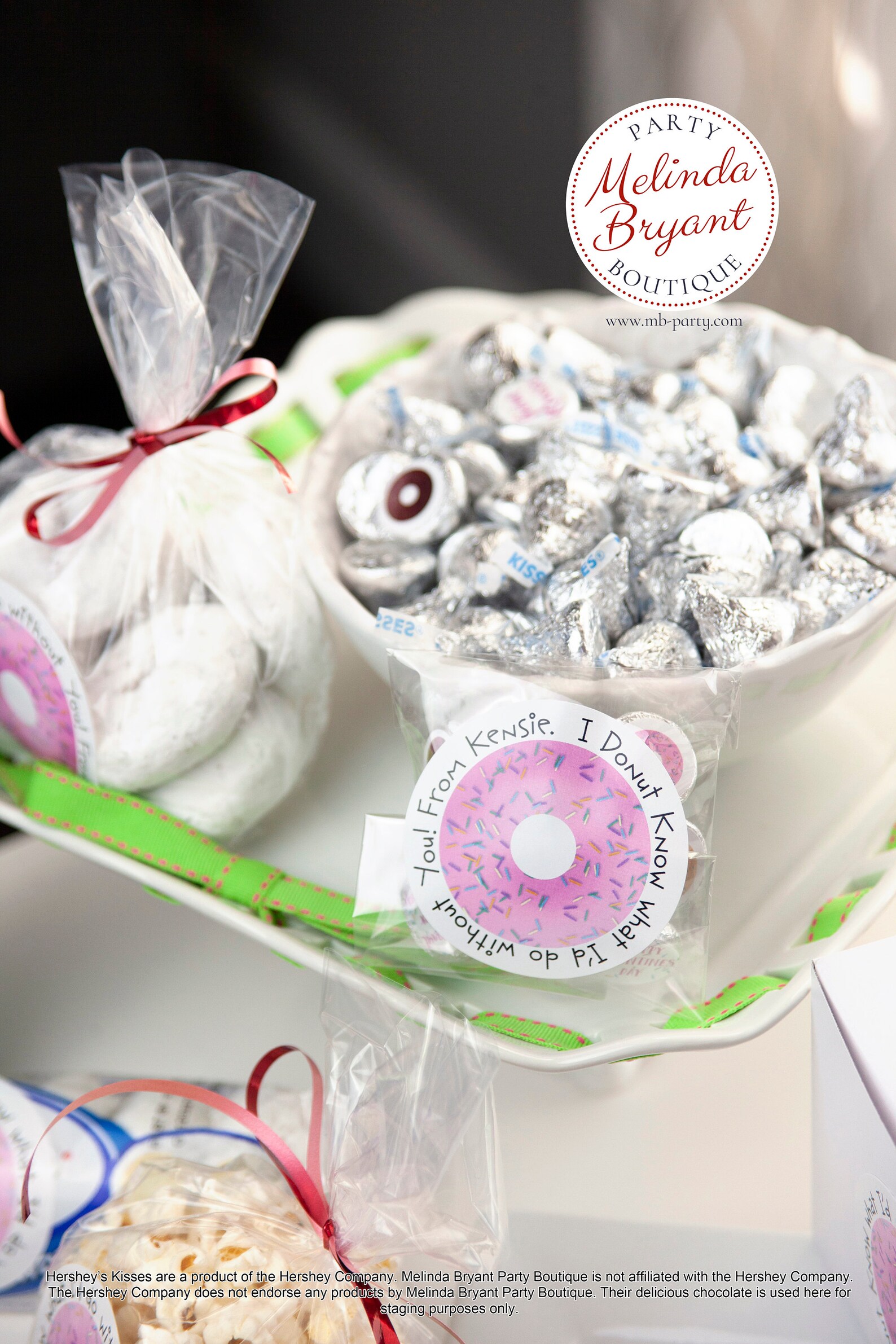 Personalized Donut Themed Valentine Candy Stickers for Kids / | Etsy