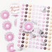Kids Personalized Valentines Pink Donut Themed Sticker Sheets - Etsy