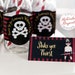 Custom Pirate Themed Table Tents /treasure Hunter Birthday Party Place ...