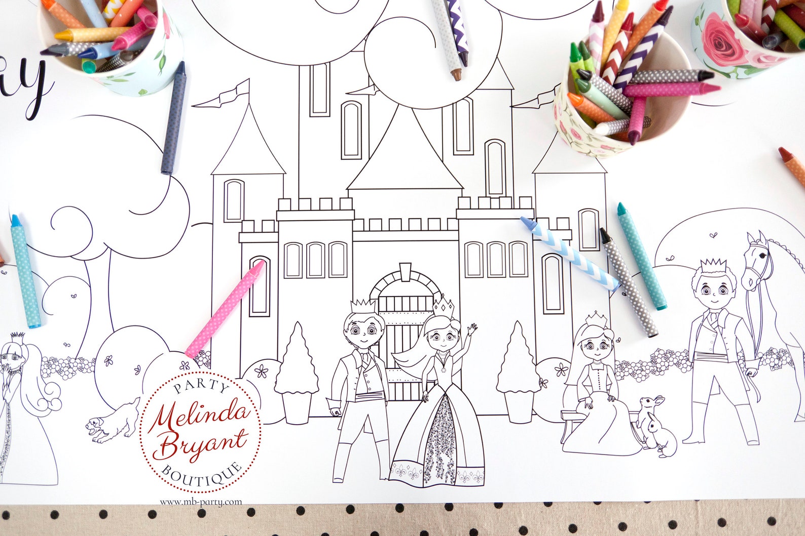 Prince and Princess Themed Birthday Party Personalized - Etsy