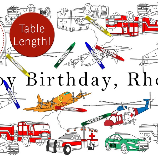 First Responder Party Decorations - Etsy