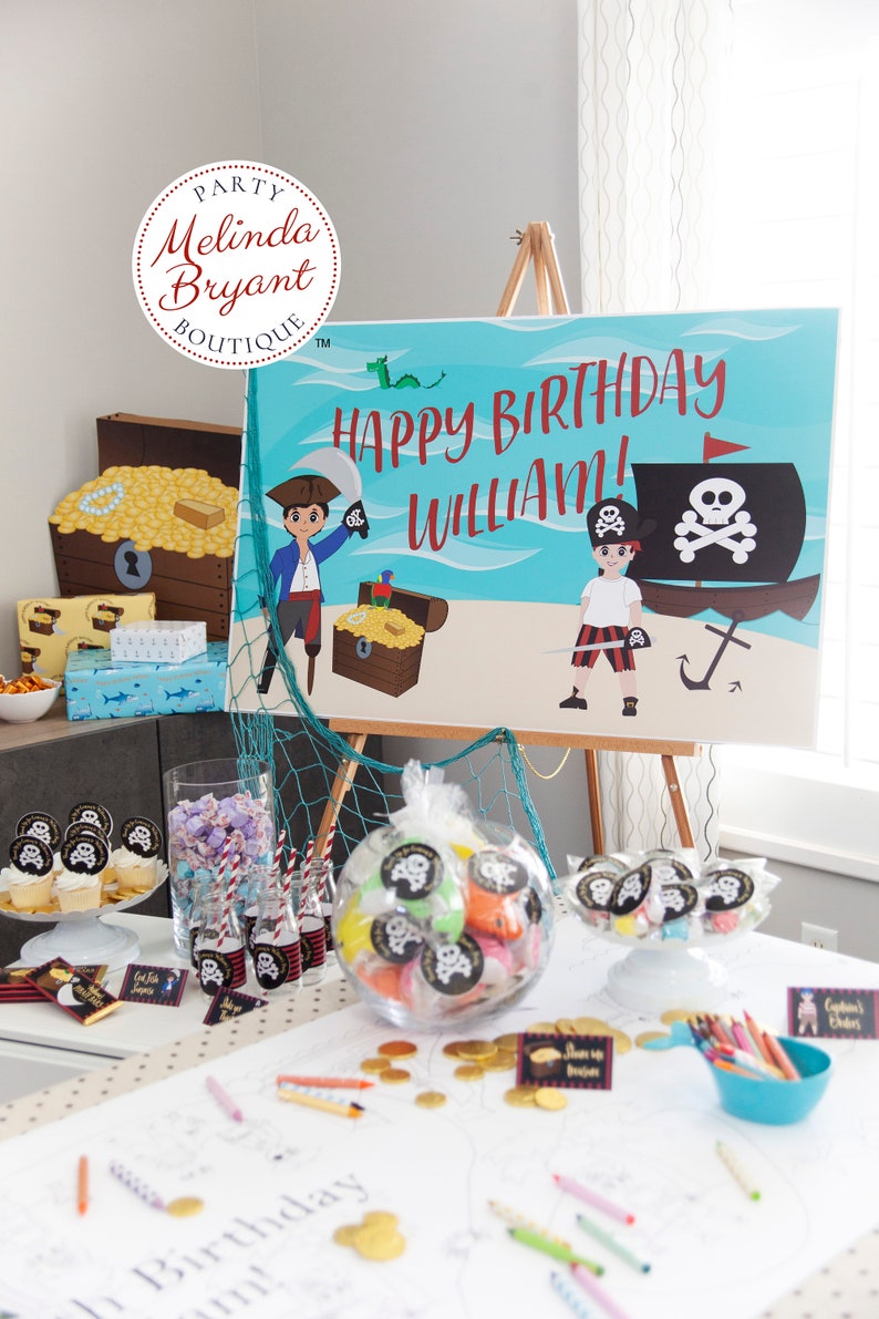 Personalized Pirate Poster 2x3 Feet Exclusive Design for Ocean | Etsy