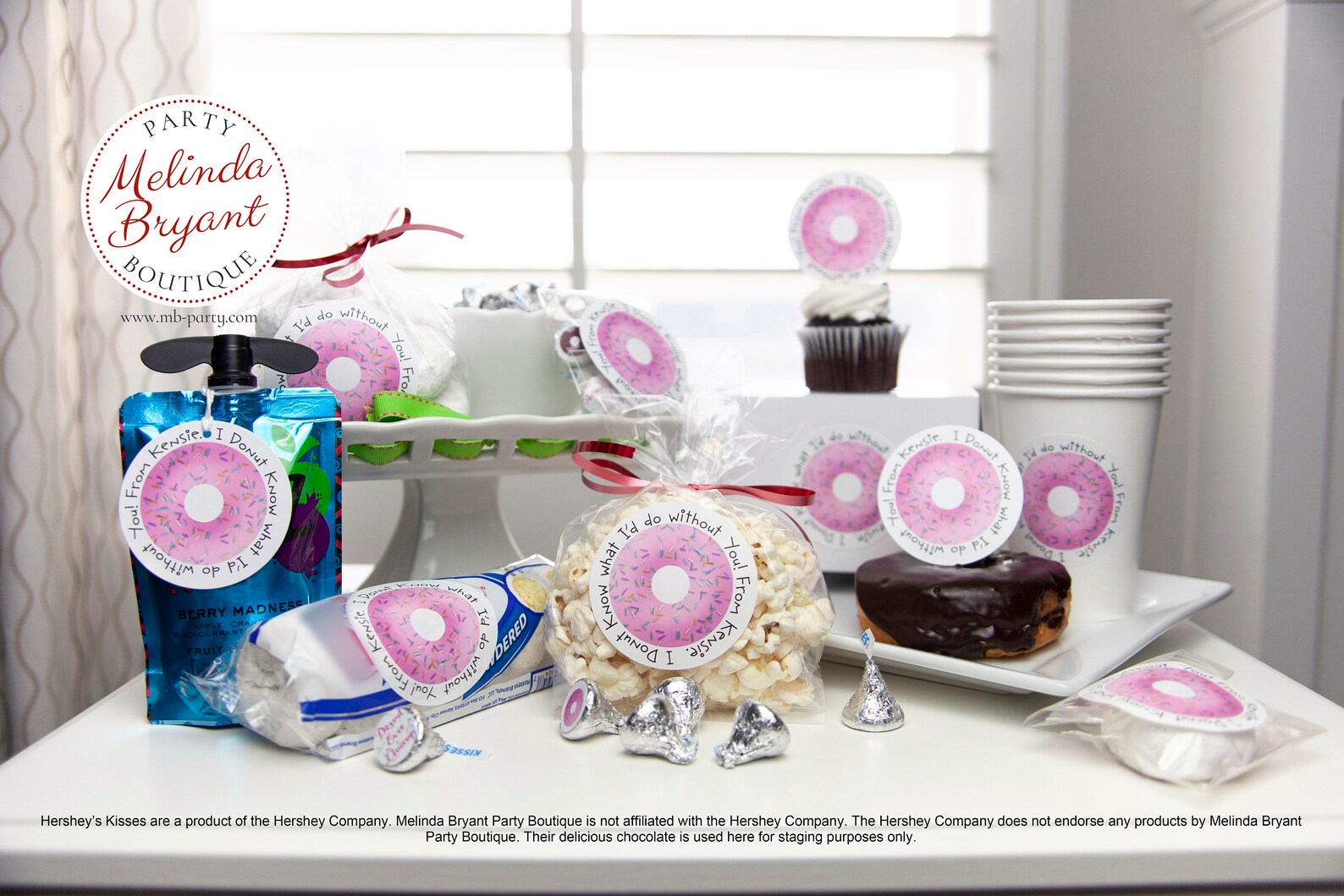 Personalized Donut Themed Valentine Candy Stickers for Kids / | Etsy