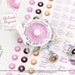 Kids Personalized Valentines Pink Donut Themed Sticker Sheets, Kit ...