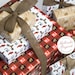 Personalized Buffalo Check Gift Wrap Perfect for First Birthday or ...