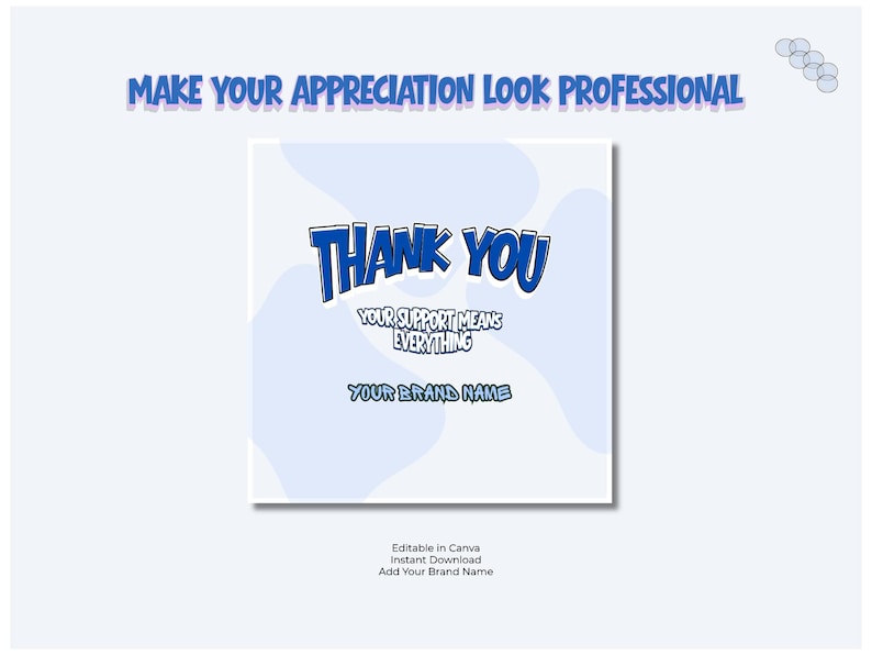 Editable Canva Thank You Page Template, Minimalist Business Insert ...