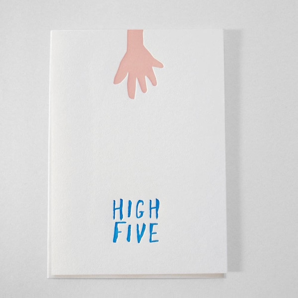 High Five Card - Etsy