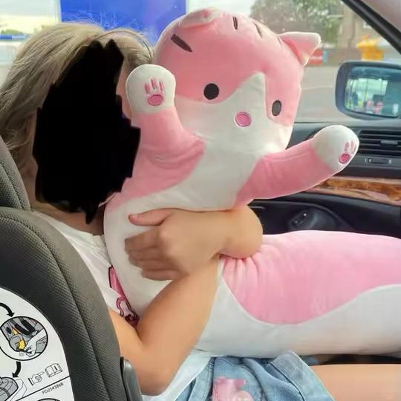 Kawaii Long Cat Pillow - Etsy
