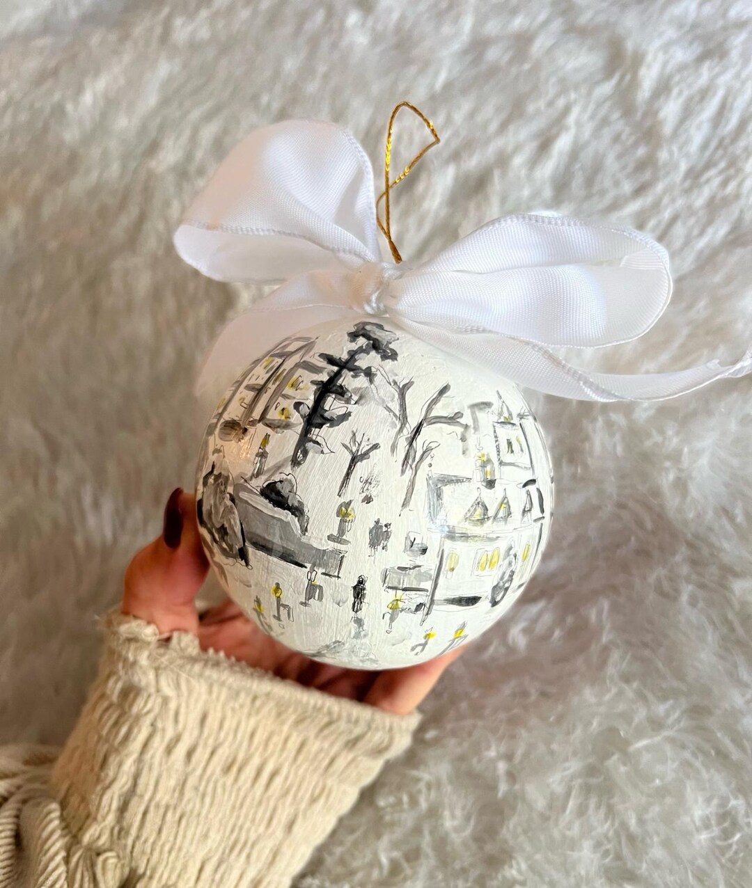 Princeton NJ Hand Painted Ornament - Princeton NJ Gifts - Etsy