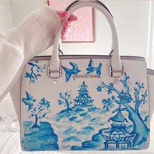 Custom Painted Bag - Painted Handbag - Etsy