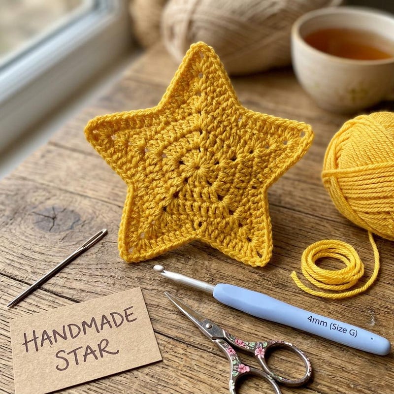 Mini Star Knitting Pattern - Etsy