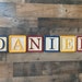 Wood Block Nursery Letters, Baby Name, Individual Wood Letters, Wooden ...