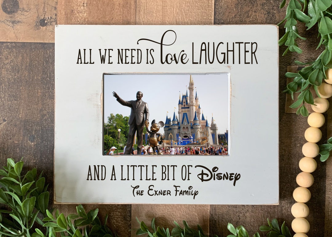 Disney Picture Frame, Personalized Family, Christmas Gift, Family ...