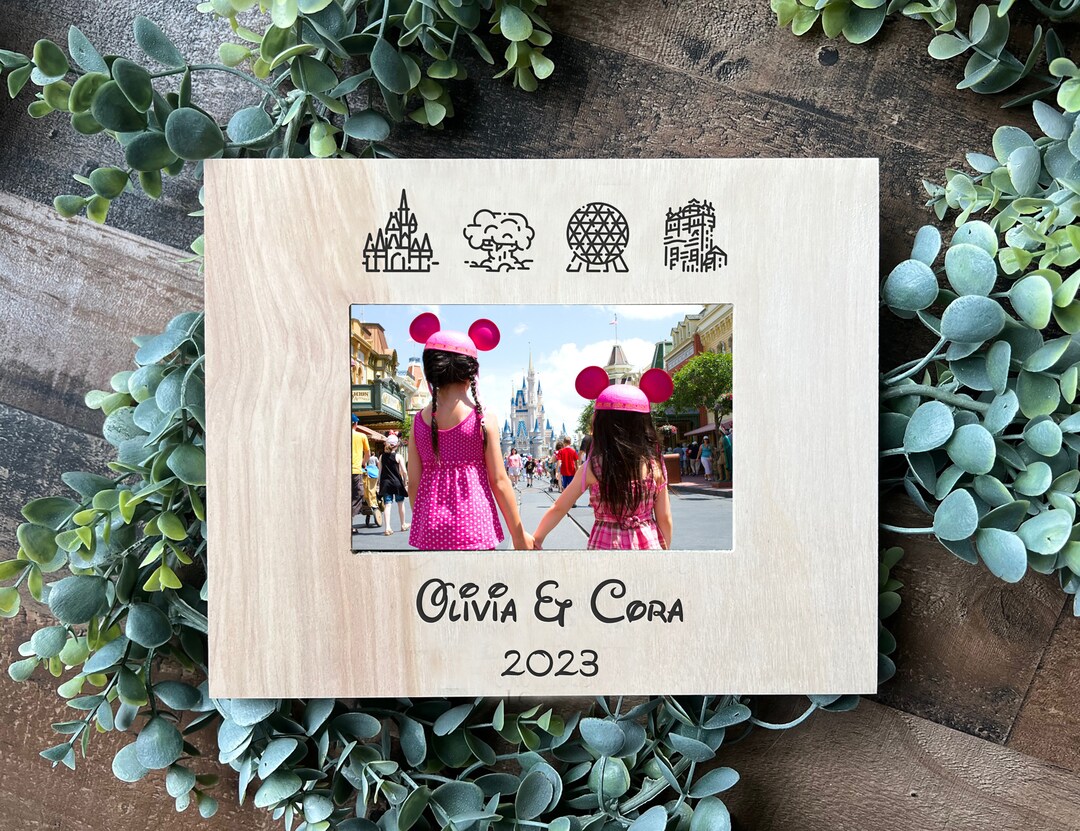 Disney Trip Picture Frame, Personalized Family, Christmas Gift, Family ...