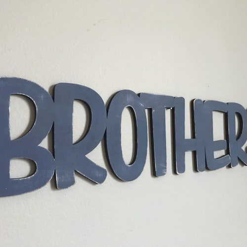 Brothers Sign Siblings Bedroom Shared Bedroom Playroom | Etsy
