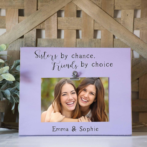 Sister by Choice Frame - Etsy