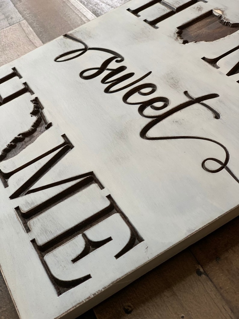 Home Sweet Home Two States Sign, Different States, Long Distance Gift ...