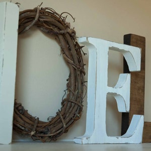 Noel Letters, Noel Wreath Sign, Christmas Decor, Mantle Decor ...