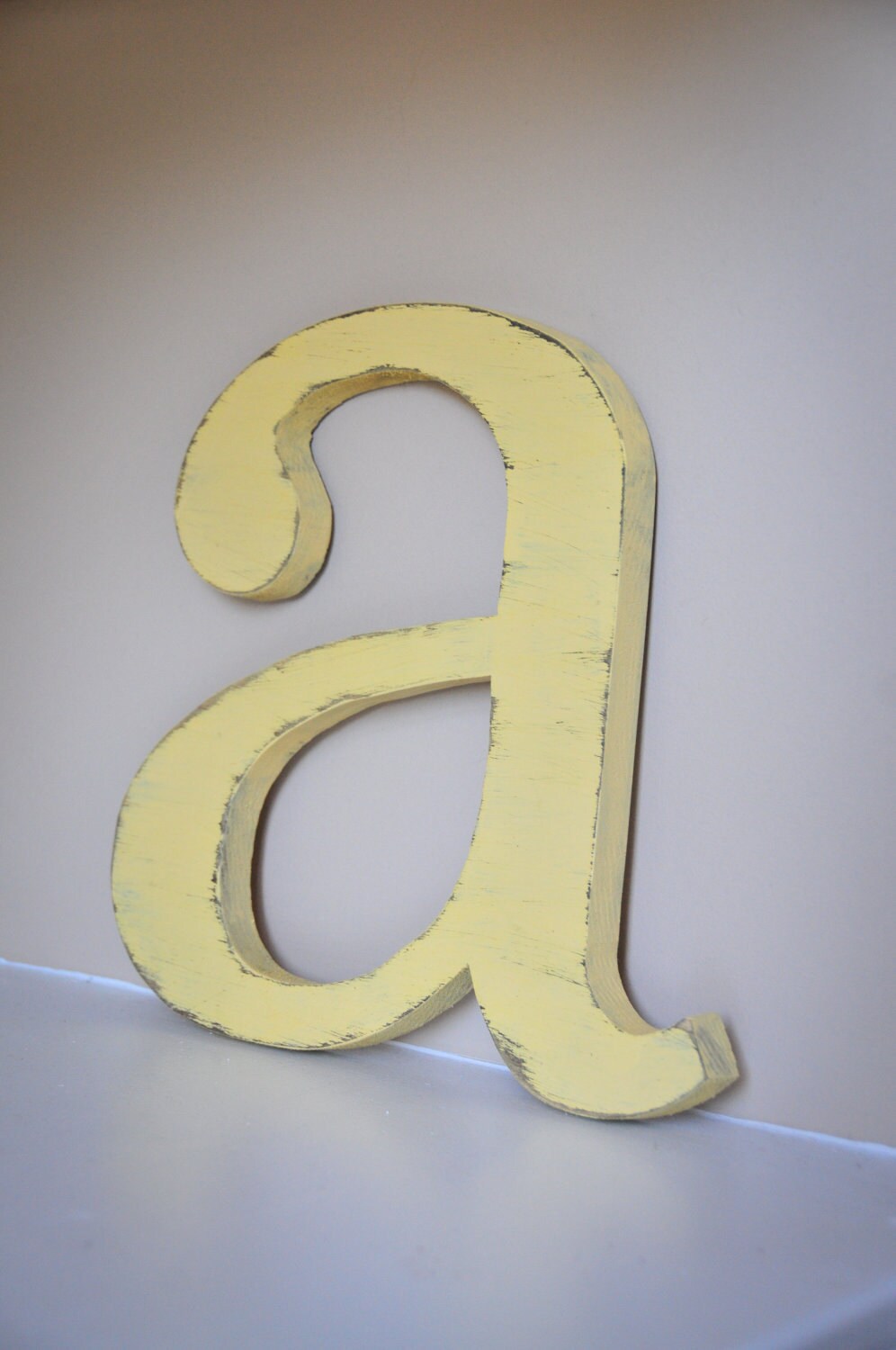 Nursery Letters Baby Initial Baby Name Decor Wooden Letter - Etsy