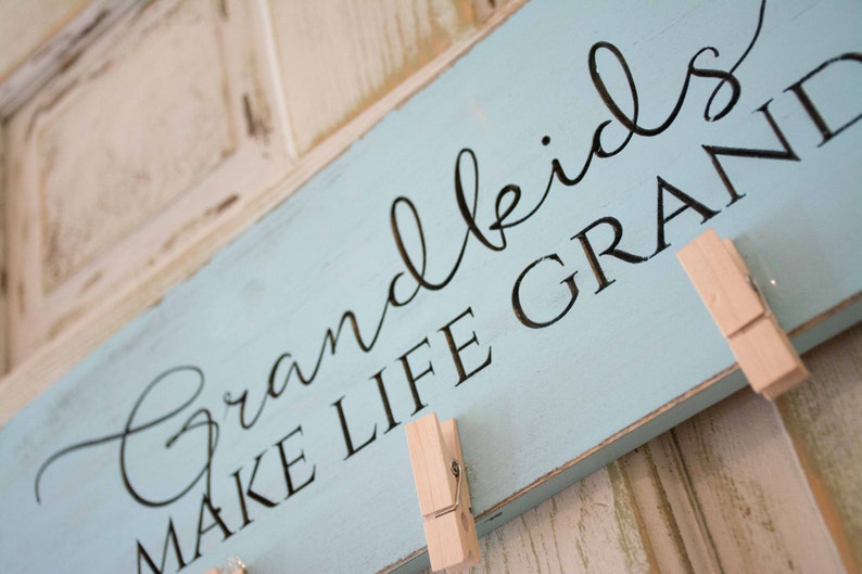 Grandkids Picture Frame Gift Grandkids Make Life Grand | Etsy