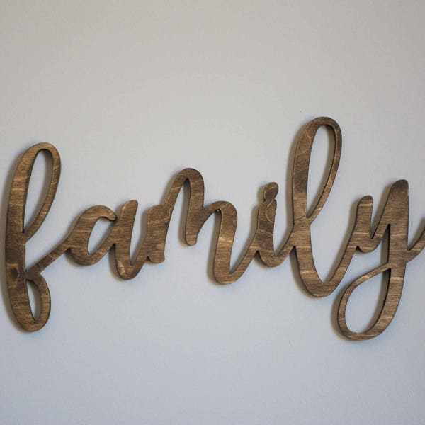 Family Word Art - Etsy