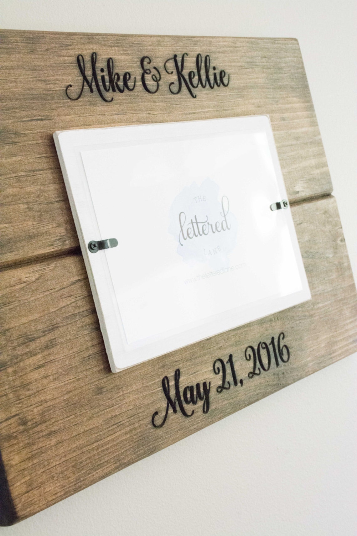 Wedding Picture Frame Personalized Wedding Date Frame Mr and - Etsy