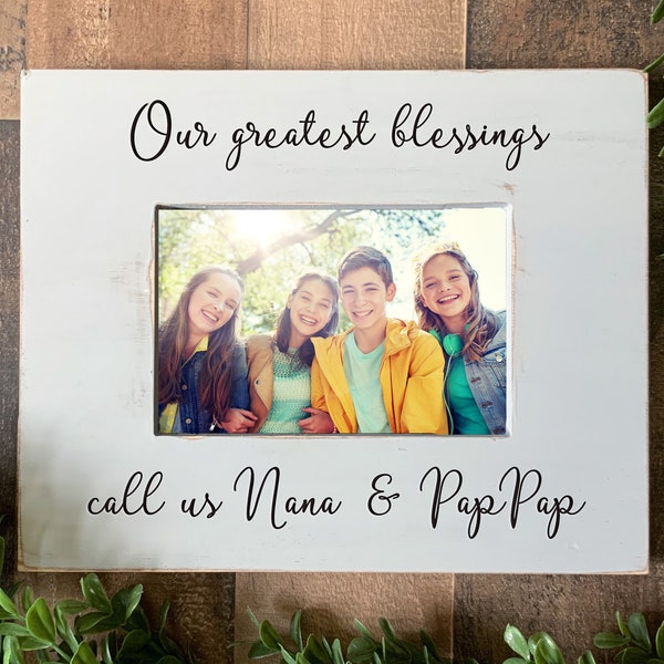 Grandparents Picture Frame - Etsy
