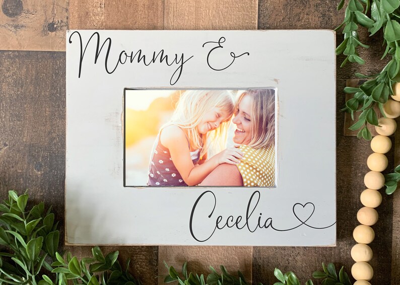 Mommy and Me Picture Frame Custom Personalized Gift for Mom - Etsy