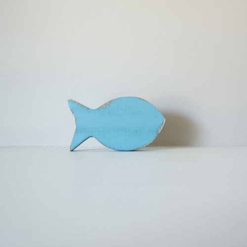 Wooden Fish Small Fishing Decor Nursery - Etsy