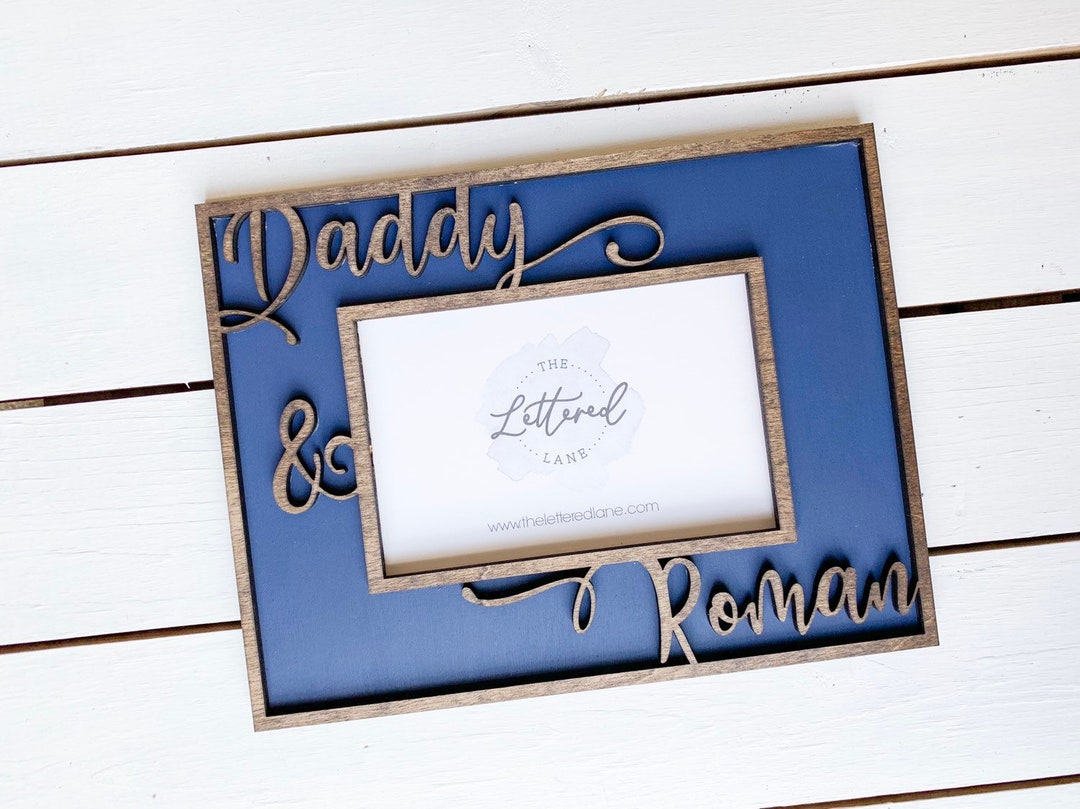 Father's Day Gift Picture Frame , Daddy and Me Photo Frame, Gift From ...