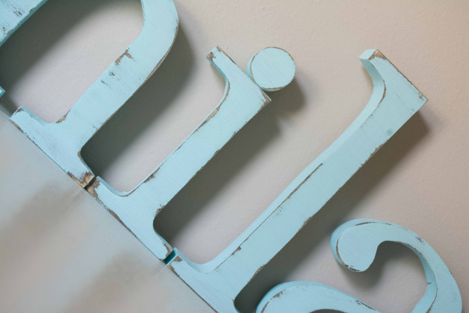 Small Wood Letters for Nursery, Baby Name, Custom, 4-6" Tall - Etsy