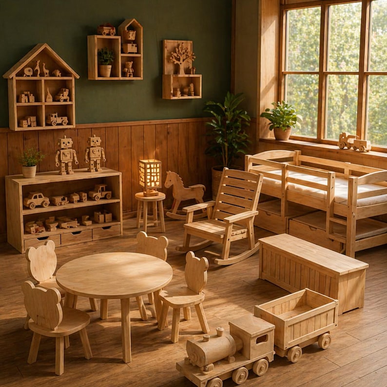 400+ Furniture Laser Cut Bundle SVG | CNC Wood Plans, DXF Files ...