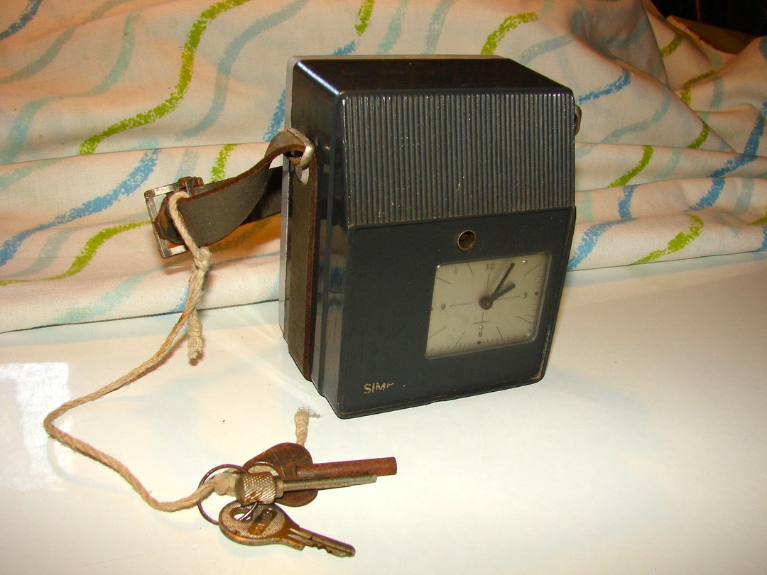 Vintage Night Watchman's Cold War Era Simplex Time Recorder Model 3010 ...