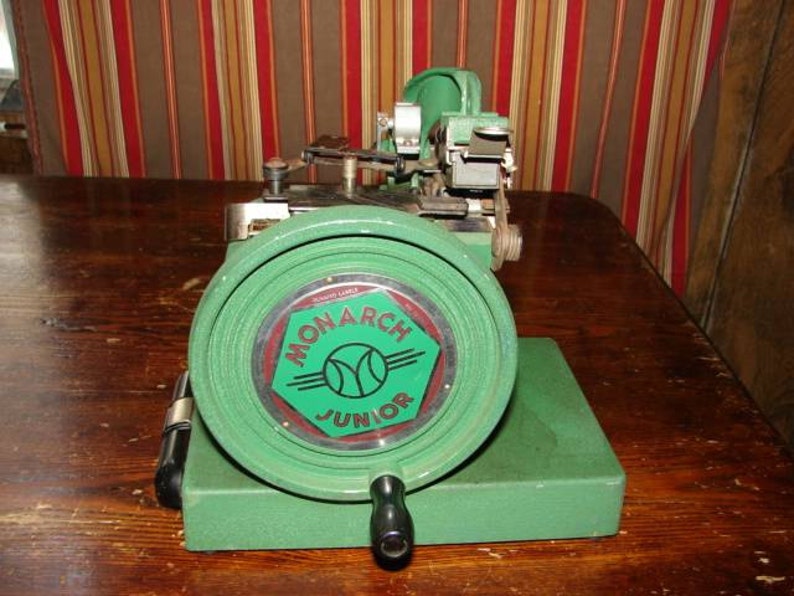 Vintage Monarch Junior Model J Retail Store Label Maker in | Etsy