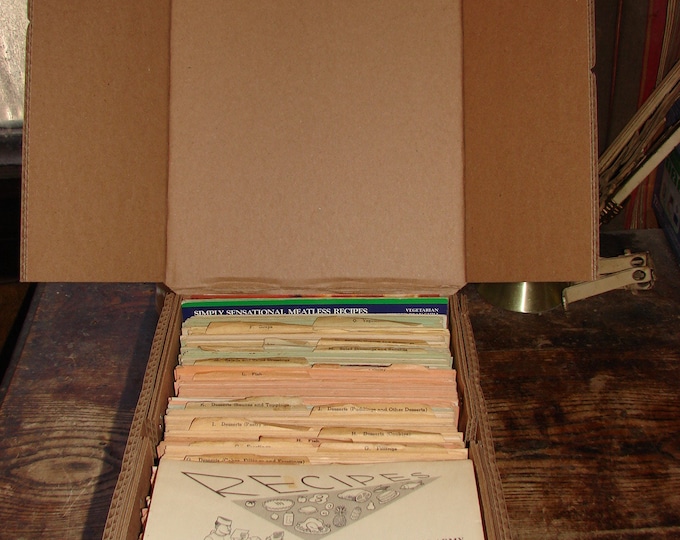 1960's Armed Forces Recipe Card Set in Great Condition ~ Over 200 5x8 ...