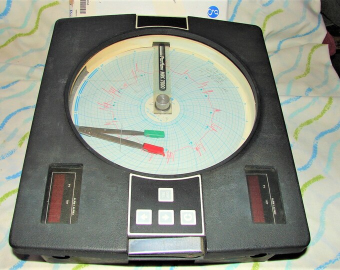 Partlow MRC 7800 Dual Pen Circular Graph Chart Recorder in Good ...