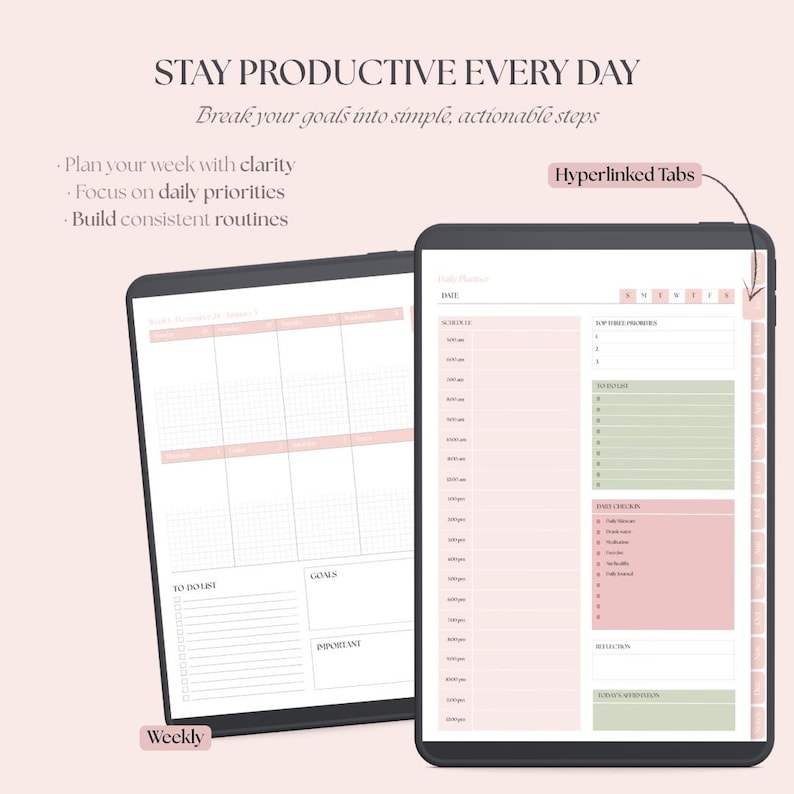 Ultimate 2026 Student Digital Planner | Annual, Monthly, Weekly, Daily ...