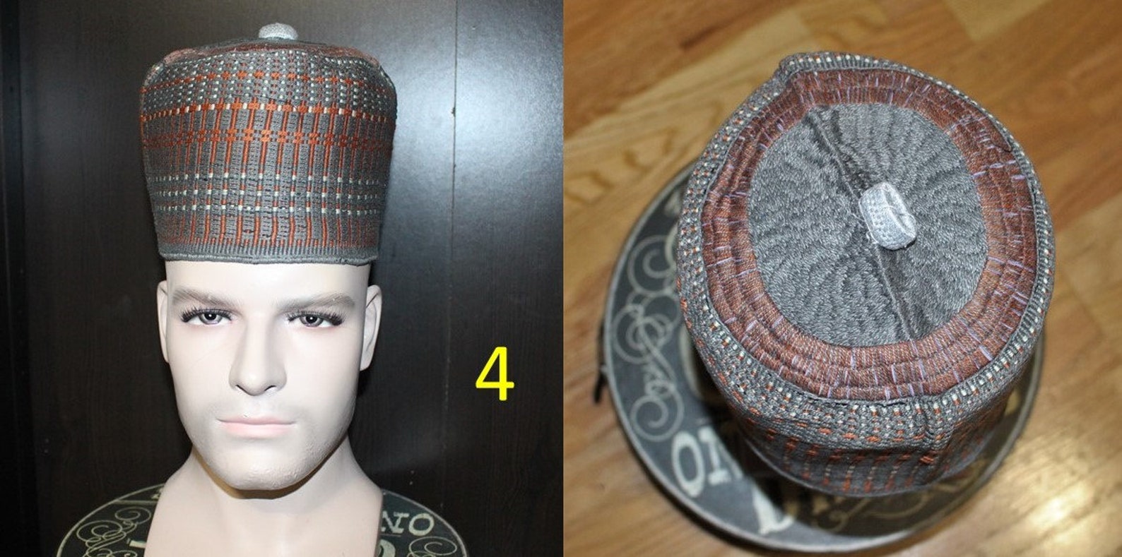 African Cap Hausa Cap Fulani Cap Kufi Cap Kufi Hat Muslim - Etsy