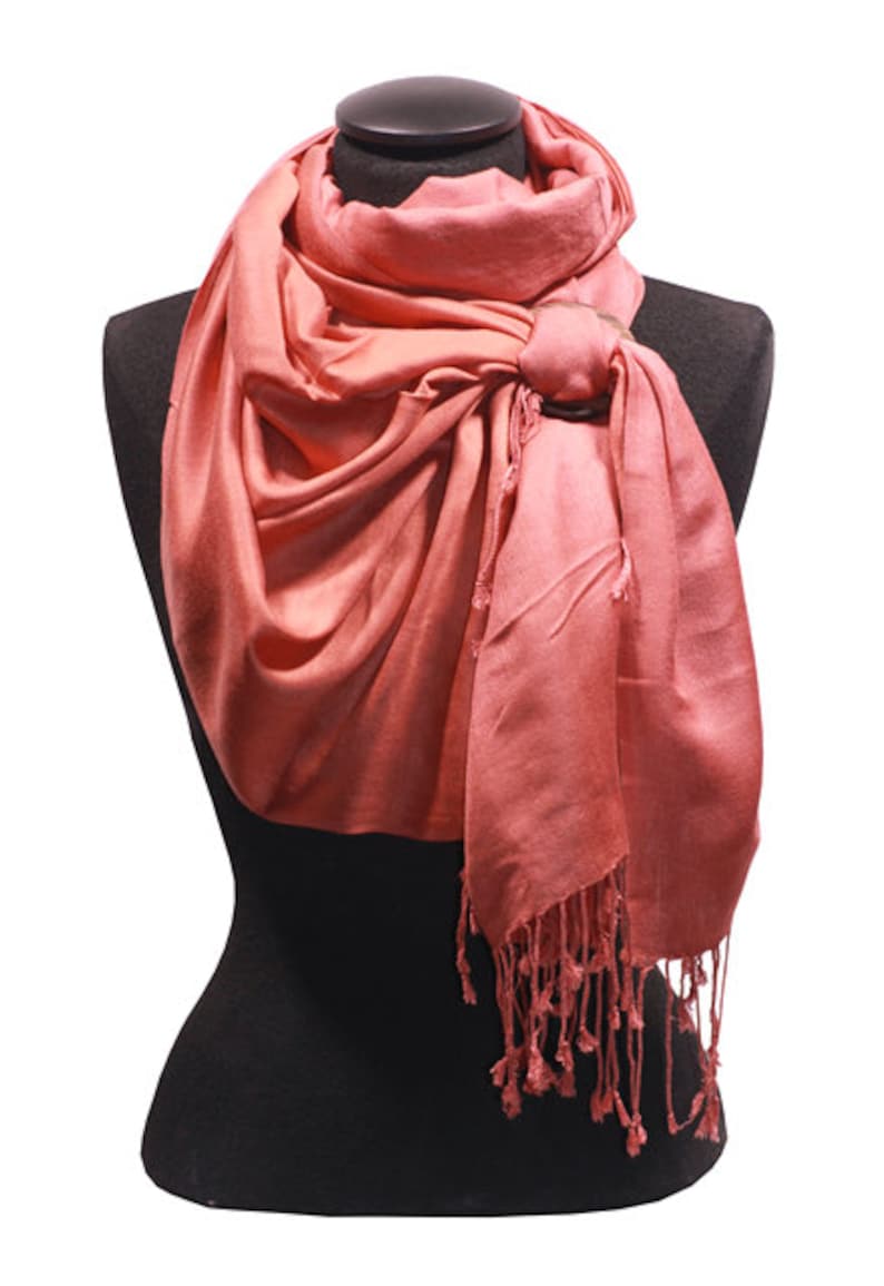 Round Paua Shell Scarf Ring Scarf Buckle Scarf Pin - Etsy