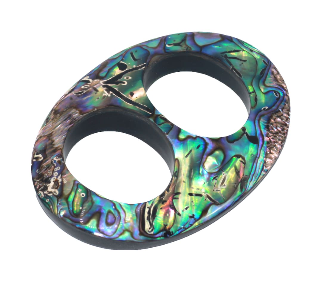 Oval Large Paua Shell Abalone Shell Scarf Ring Scarf Buckle Scarf Pin ...