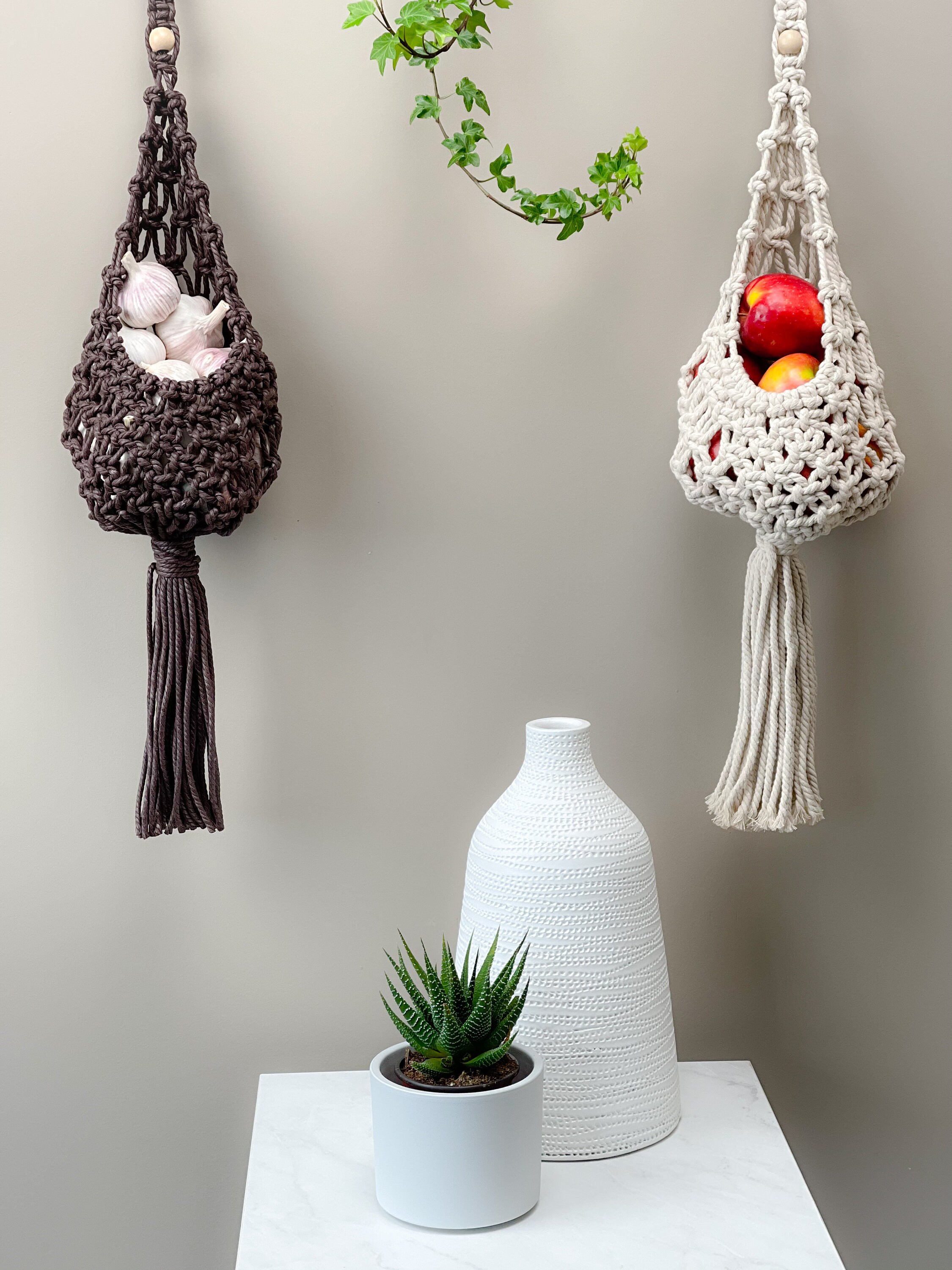 Coco Macrame Plant Pod Macrame Plant Hanger 29 Length | Etsy