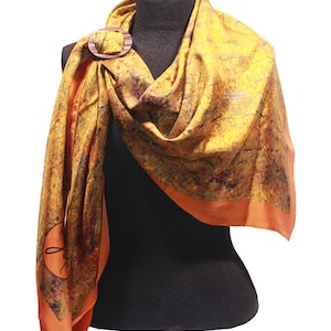 Round Paua Shell Scarf Ring Scarf Buckle Scarf Pin - Etsy